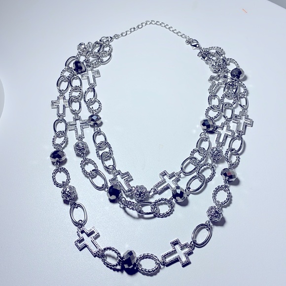 Premier Designs | Jewelry | Premier Designs Joyful Cross Necklace 2 In ...